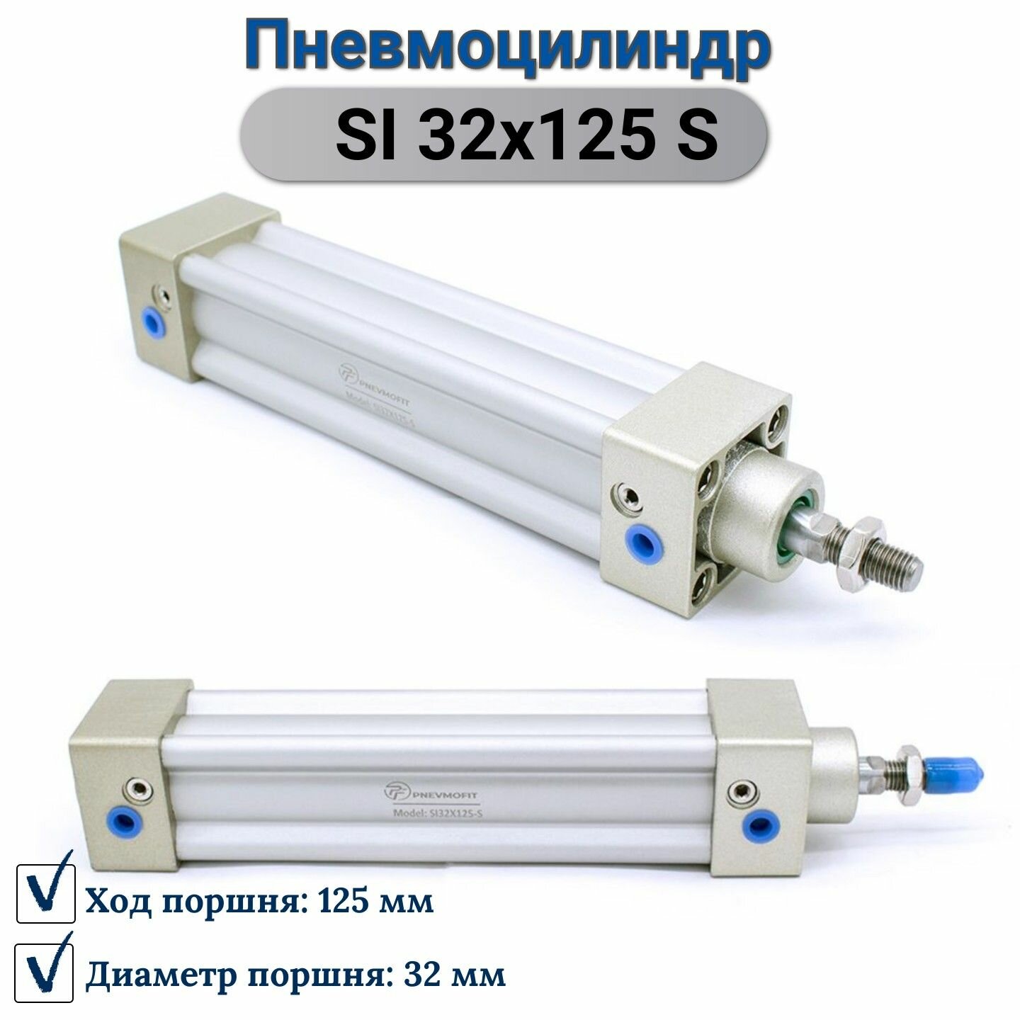 Пневмоцилиндр SI 32x125 S
