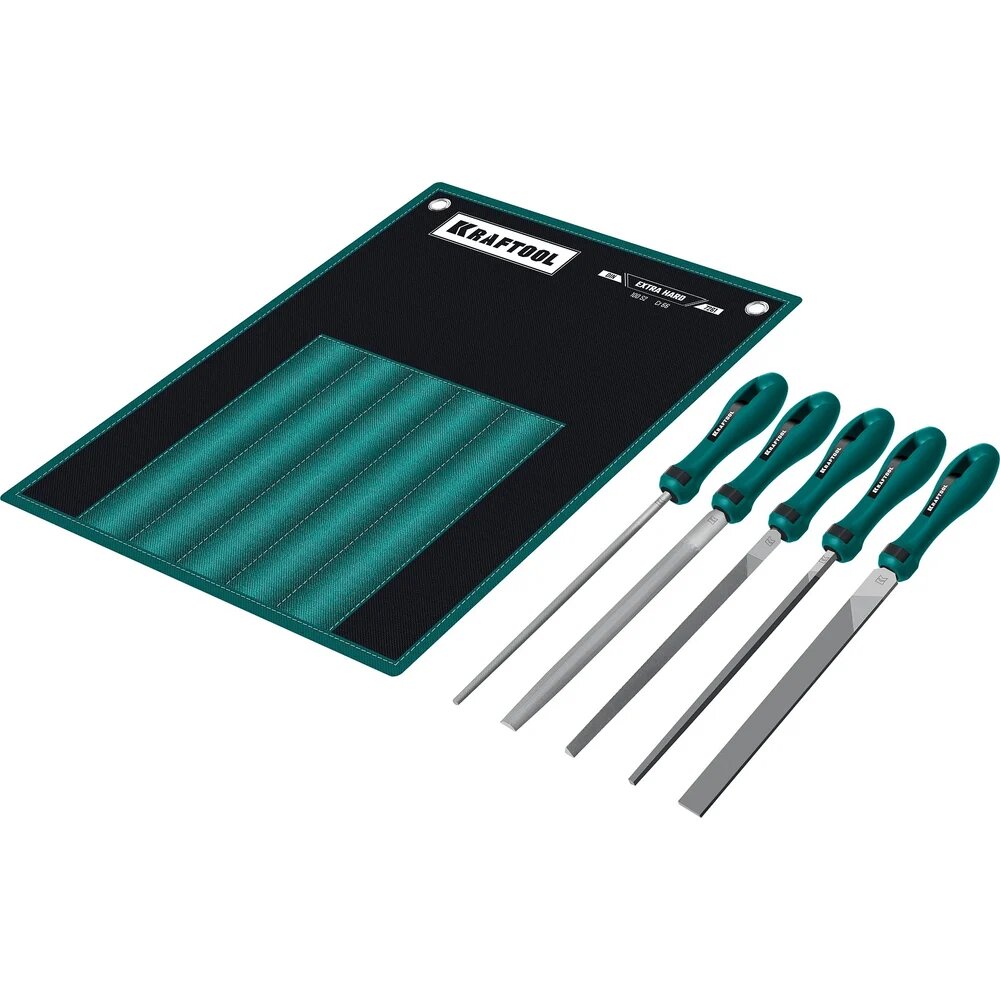 Набор напильников KRAFTOOL Alligator 200 мм 16905, для индустриального применения