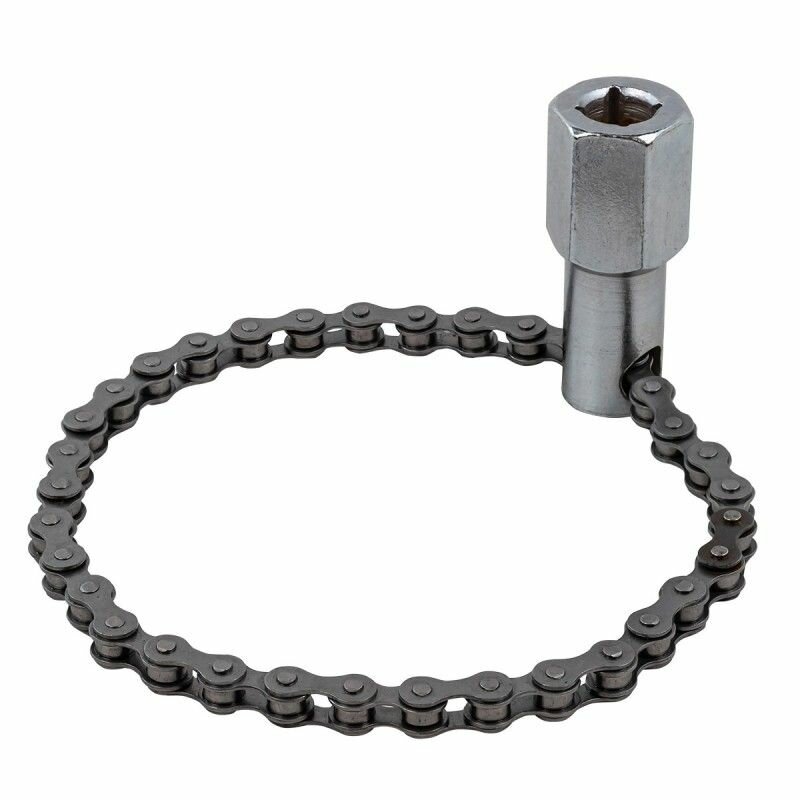Съемник масляного фильтра цепной 1/2"(40-140мм), в блистере ROCKFORCE