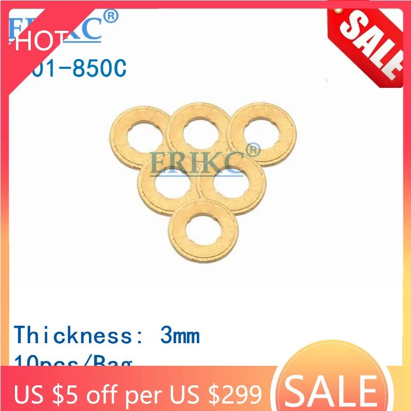 Медная шайба ERIKC 7.1*15*3 мм, 3.00mm, 10шт