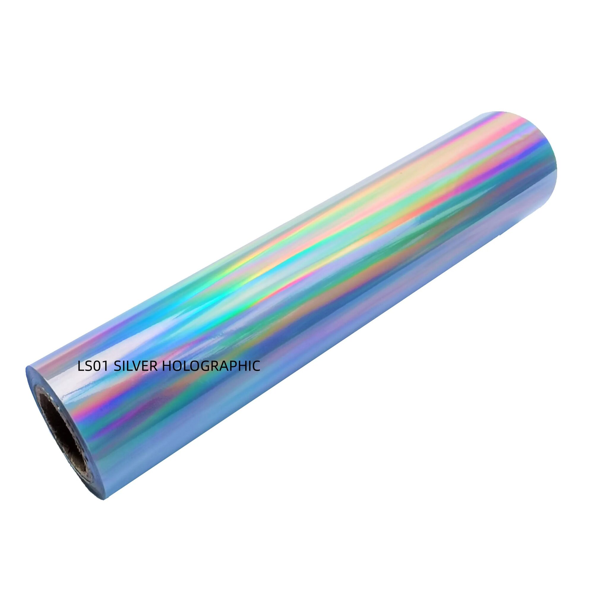 Фольга для термопереноса Silver Holographic LS01