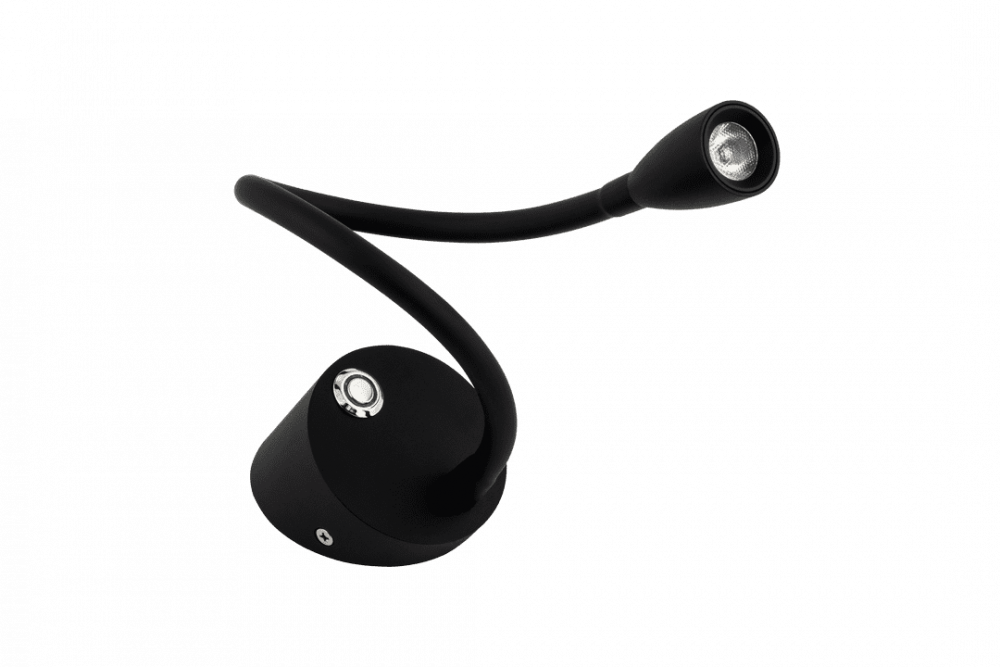 Светильник Настенный DesignLed BED BQ003104-A-3-DIM-BL-WW 3Вт Черный, Теплое Белое Свечение / СВГ 005536.