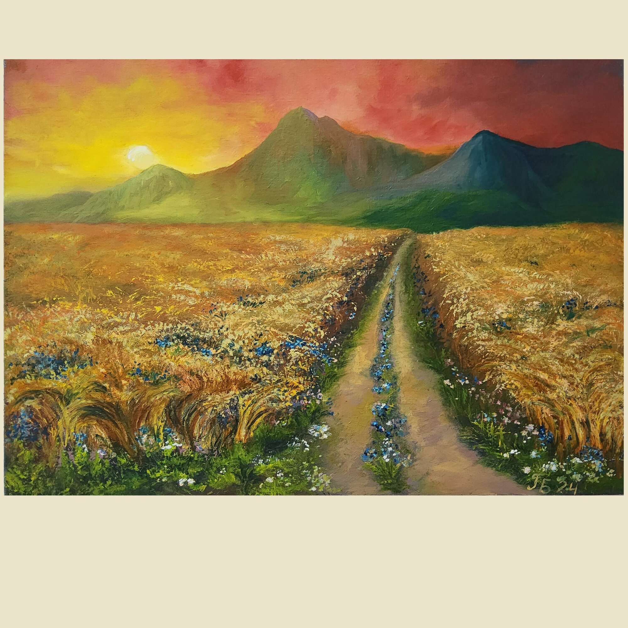 Картина "Пшеничное поле"