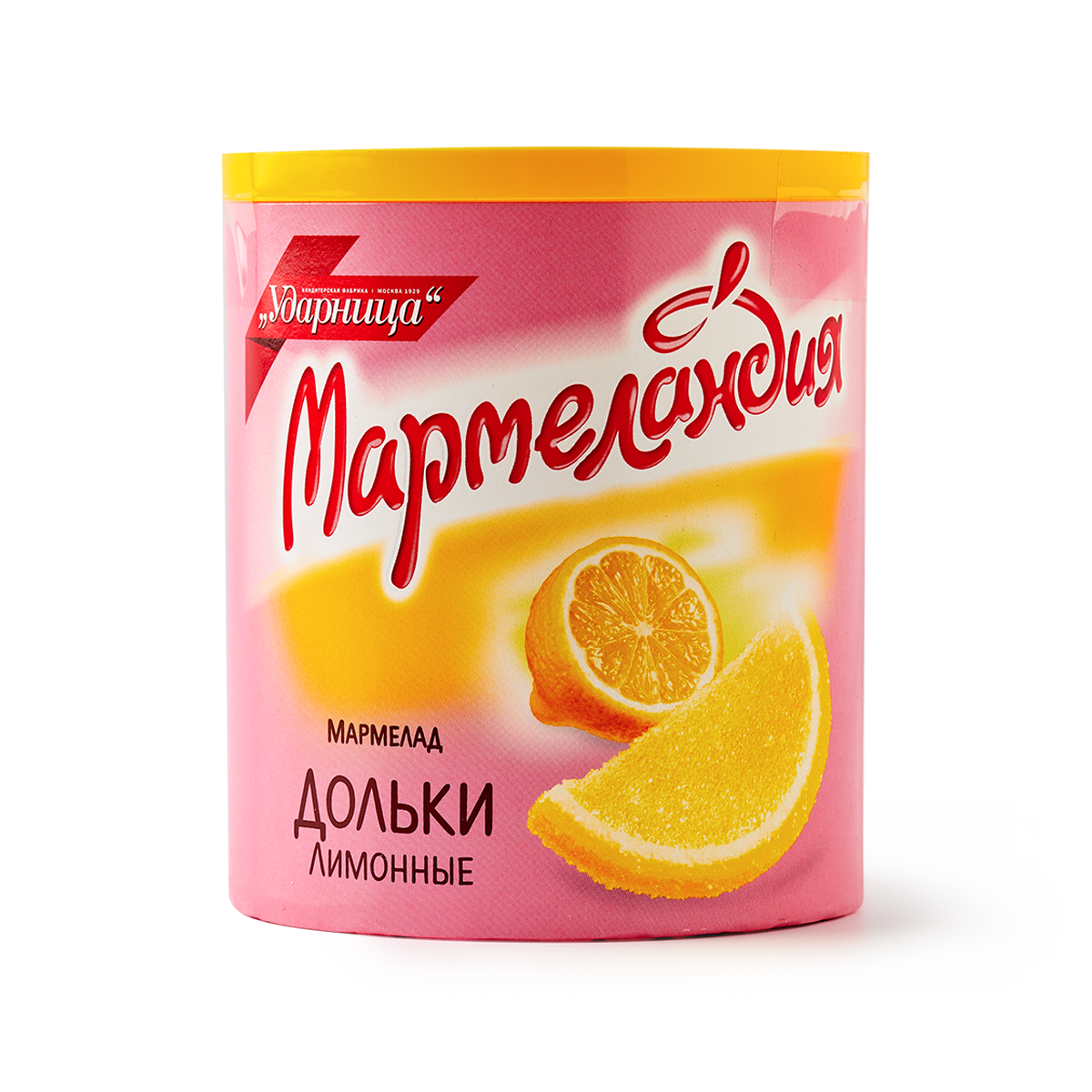 Мармелад "Ударница" Мармеландия с лимонным вкусом, фигурный, 250 г