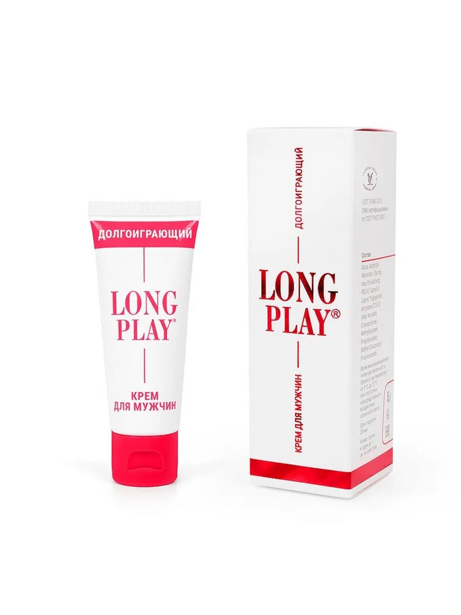 Крем-пролонгатор Биоритм "Long Play", для мужчин, на водной основе, 15г