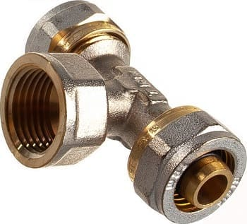 Тройник 16x3/4"х16 ц/в/ц