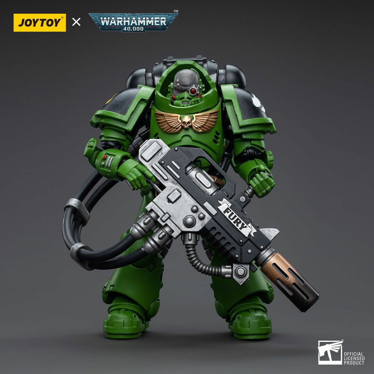 JOY TOY JT5253 5260 5277 Боевой молот 40k 1:18 Саламандерские ликвидаторы, подарок для мальчиков и девочек,1, JT5253 Сержант брагар, зеленый