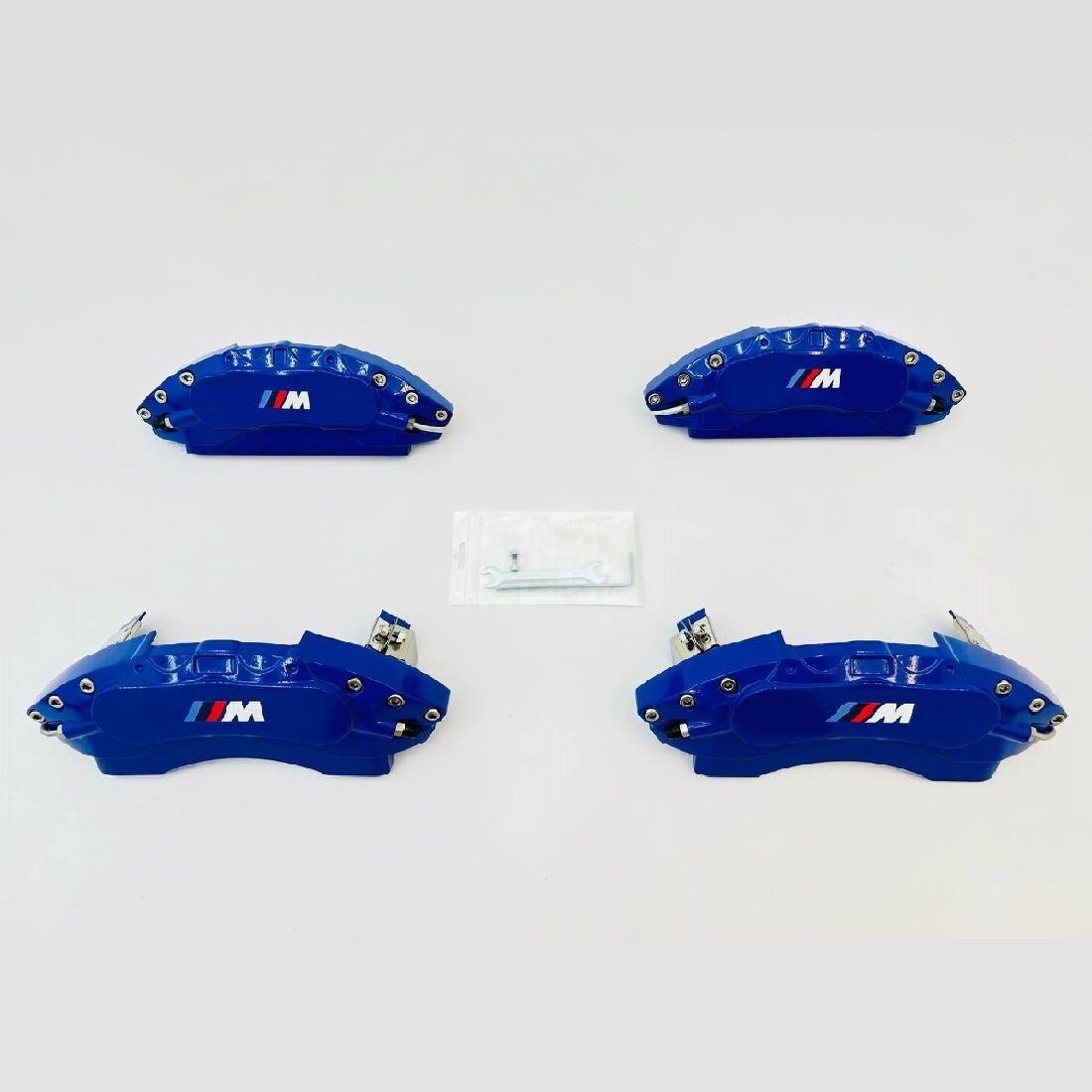 Накладки на суппорта BMW X5 E70 алюминиевые синие 3.0