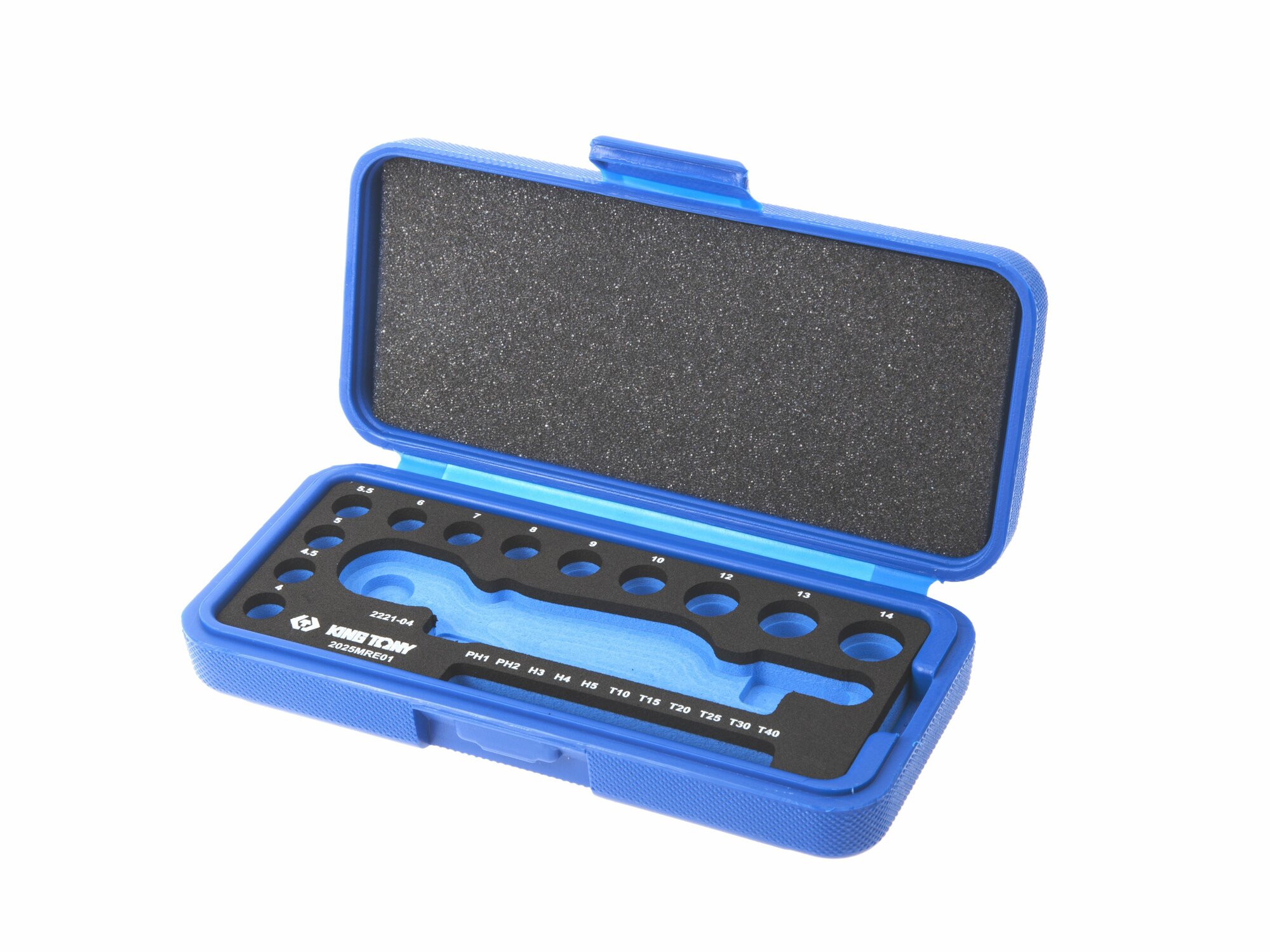 KING TONY Ложемент для набора торцевых головок 2025MRE01, EVA 82202513KKT