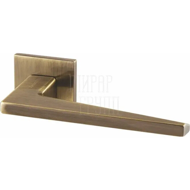 Дверная ручка Armadillo на квадратной розетке "MORI" USS бронза