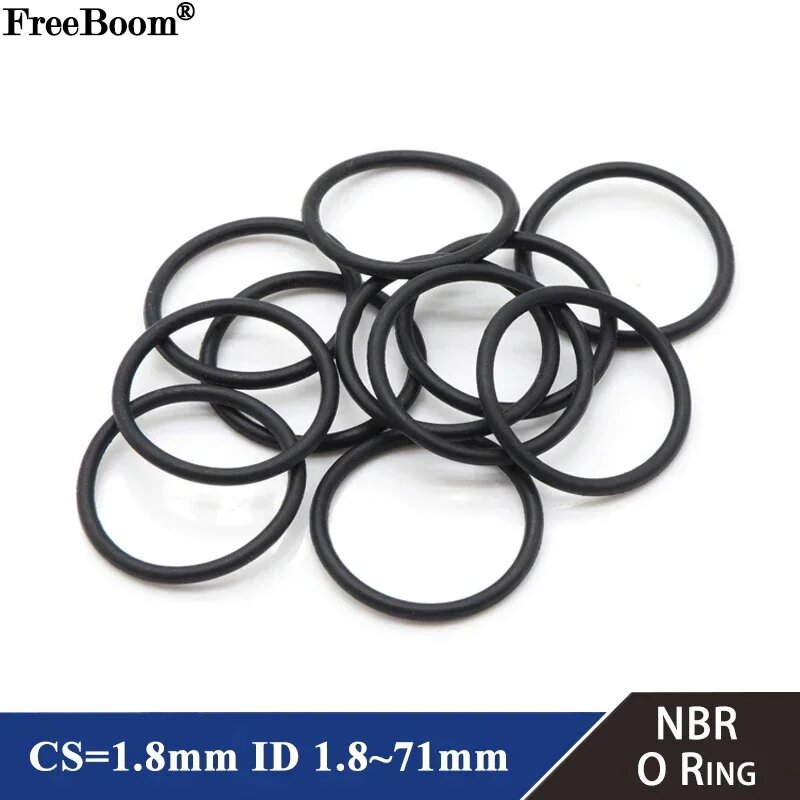 Уплотнительные кольца NBR ID 8.5mm OD 12.1mm, 50шт, цвет 50pcs