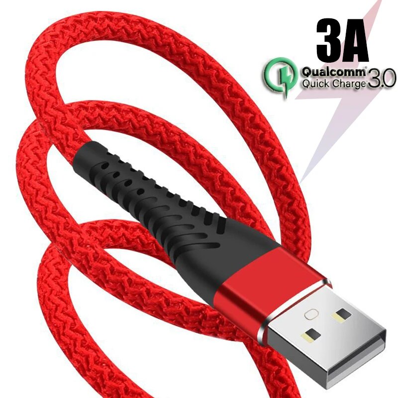 Кабель USB Lightning 3 м черный — фото 1
