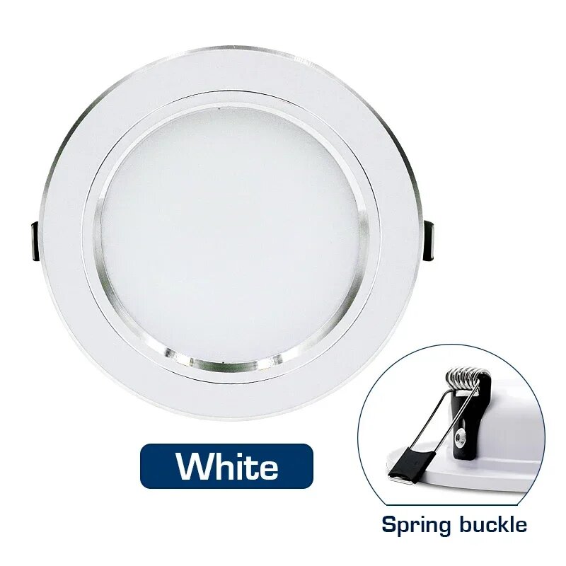 Светодиодный потолочный светильник белый, 5W, Cold White