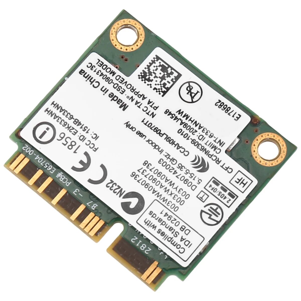 6300AGN 633ANHMW WiFi-карта Mini Pcie Card 802.11A/G/N 2.4G+5.0 Ghz-L06A
