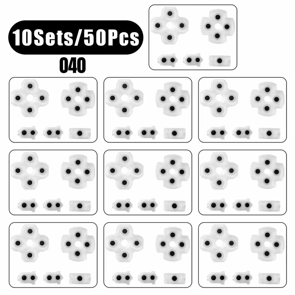 Токопроводящие прокладки PS4, 10sets, Цвет: 040