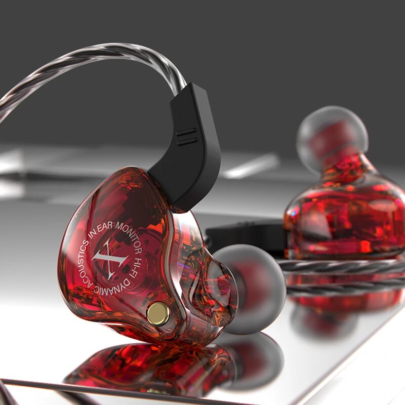 Проводные наушники Red 1.2m mic