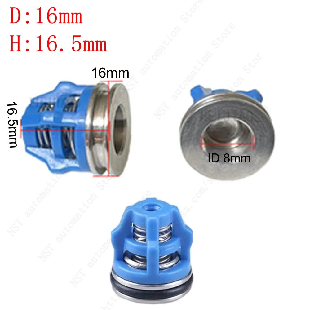Набор прокладок для насоса Tuoxiao 15 16 18 мм D16H16.5 blue