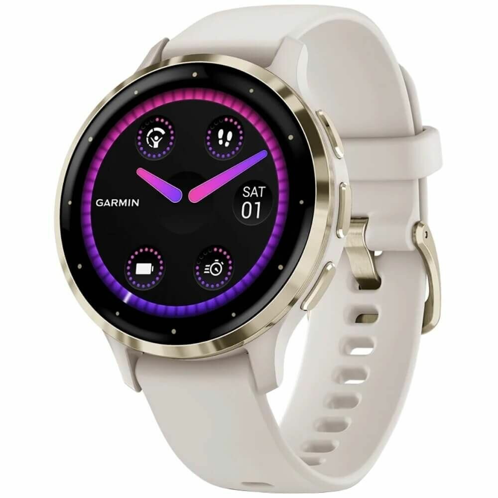 Смарт-часы Garmin VENU 3S Soft Gold Bezel Ivory