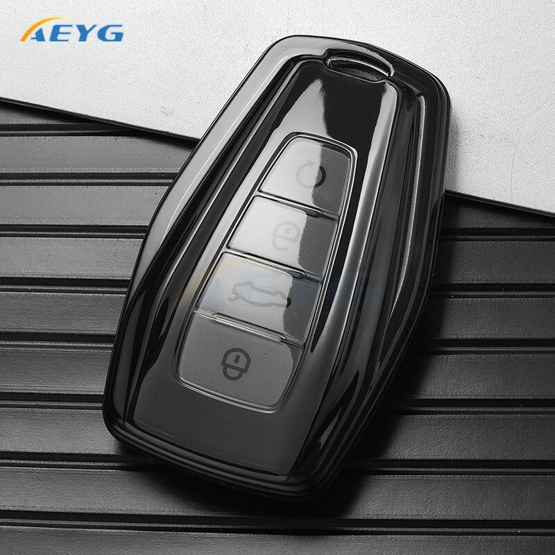 Черный чехол для ключа Geely Emgrand X7 EX7 Coolray