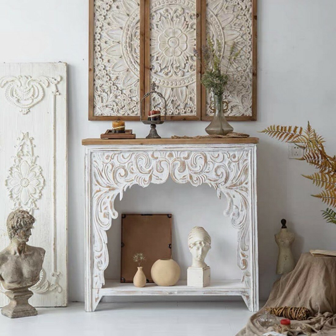 Каминный портал Azur В стиле шебби (Каминный портал Azur)