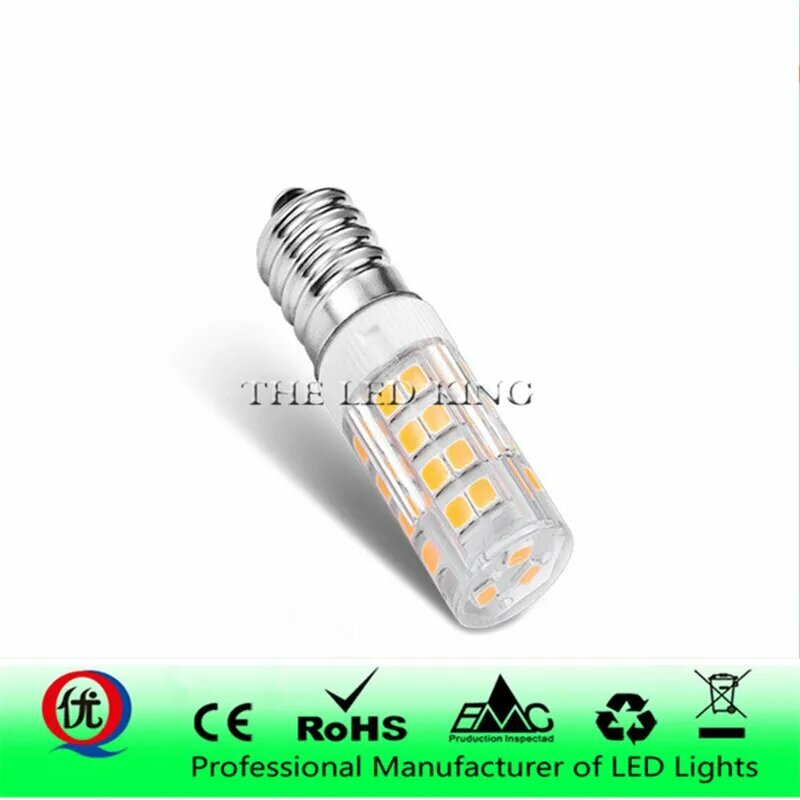 Светодиодная лампа холодный белый 7W E14 Ceramic