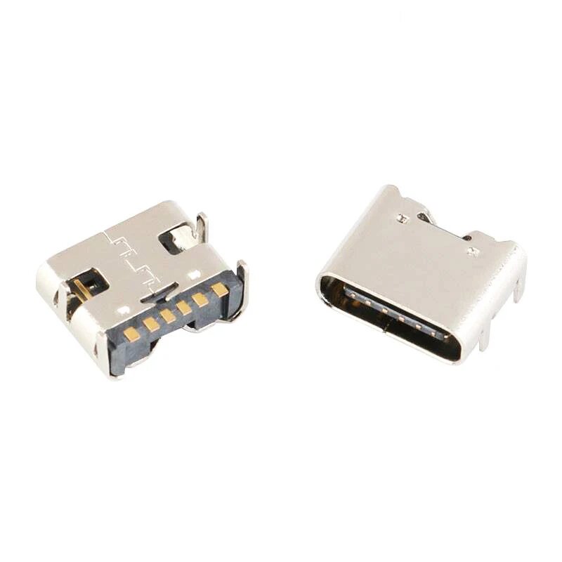 Разъем USB Type-C 6PIN, Цвет: TYPE-C Style 2