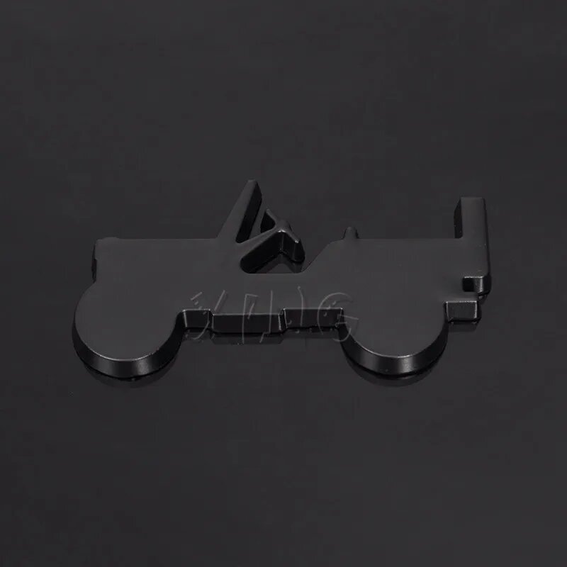 Изысканная металлическая автомобильная наклейка, эмблема, авто значок, наклейка для Jeep Black