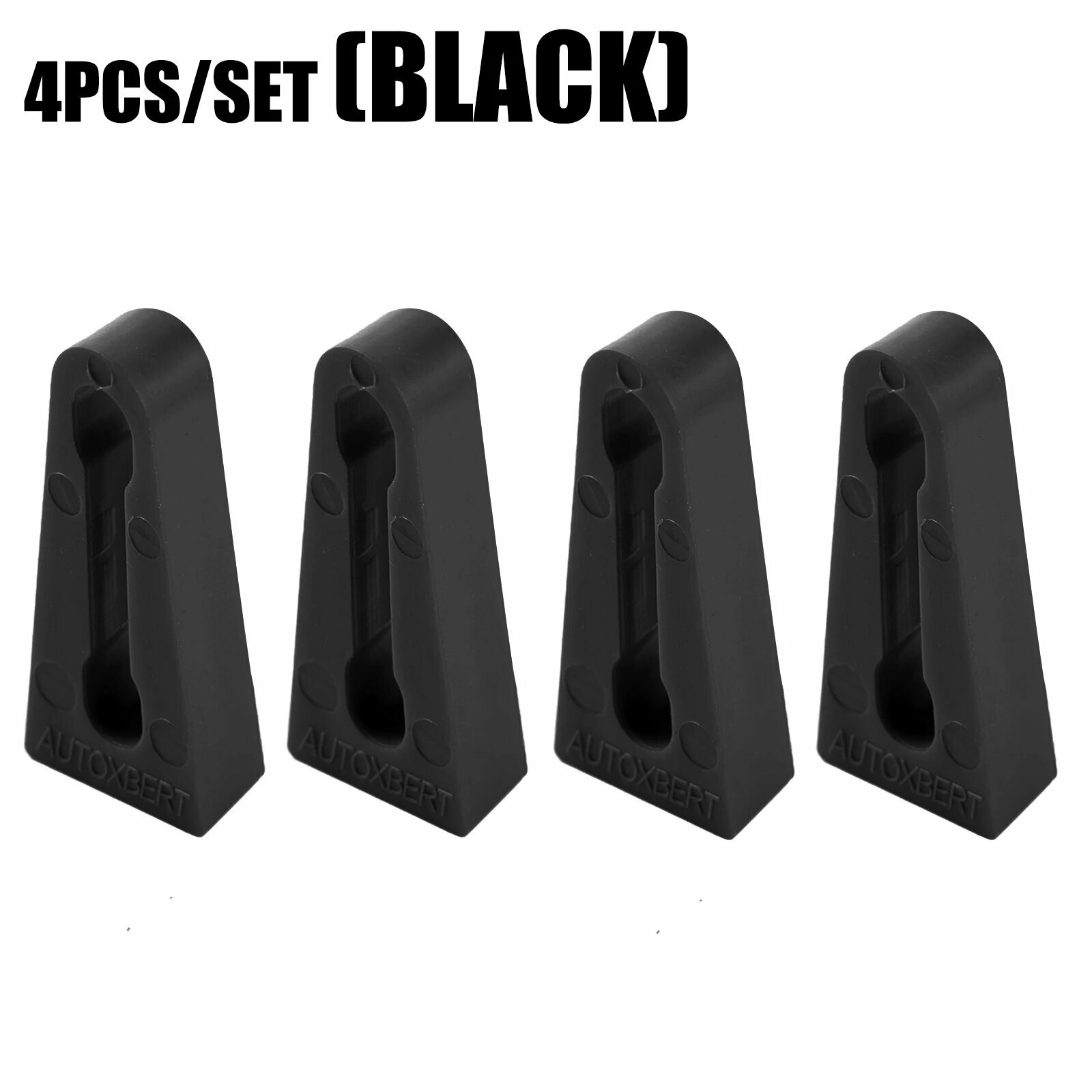 Резиновый амортизатор для VW Audi Skoda, сиденье, автомобильный дверной замок, фиксатор Black