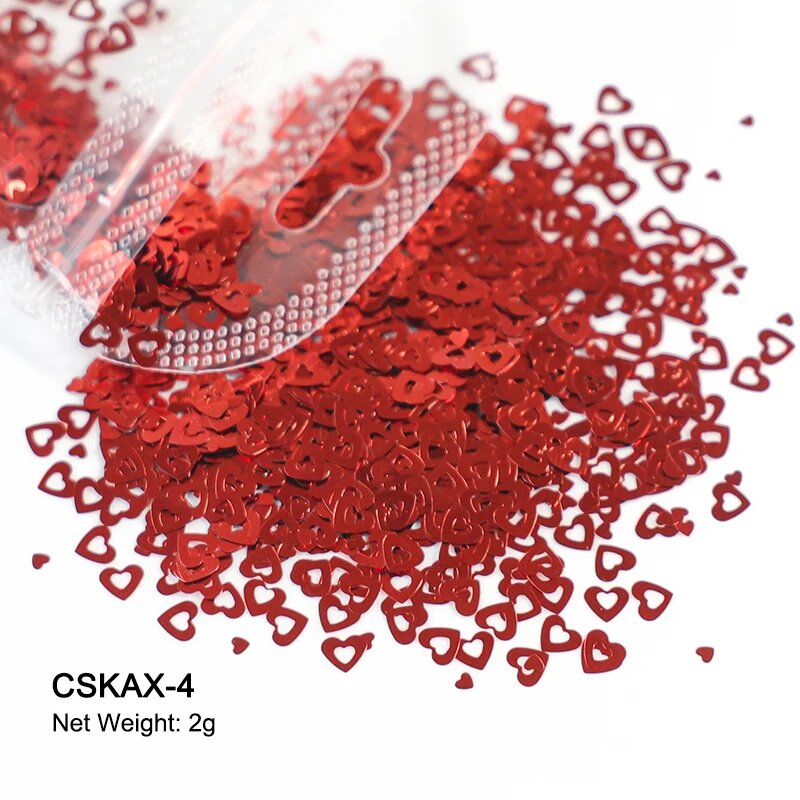 Goloграфические блестки для ногтей CSKAX-04 ❤