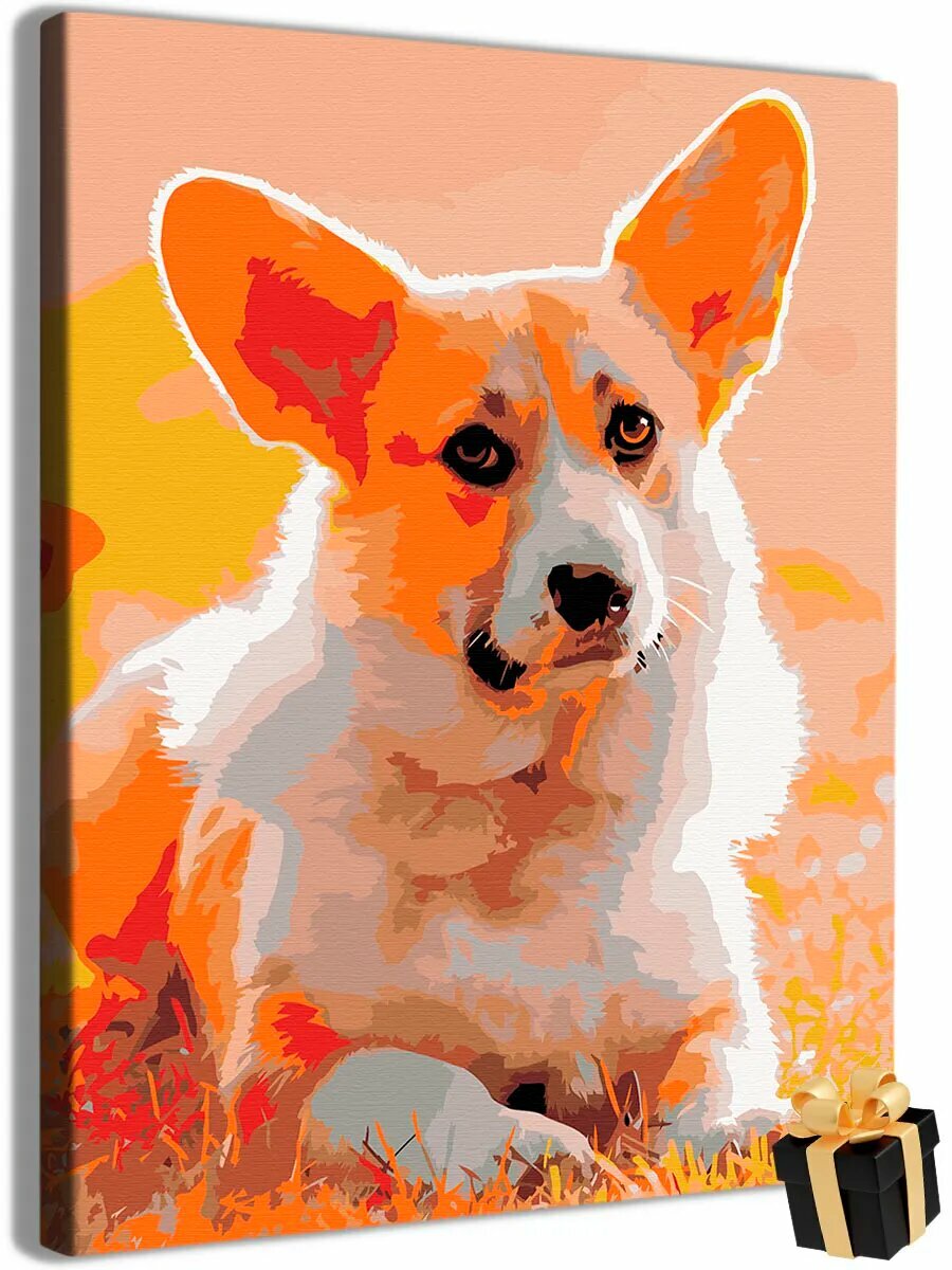 Картины по номерам Корги