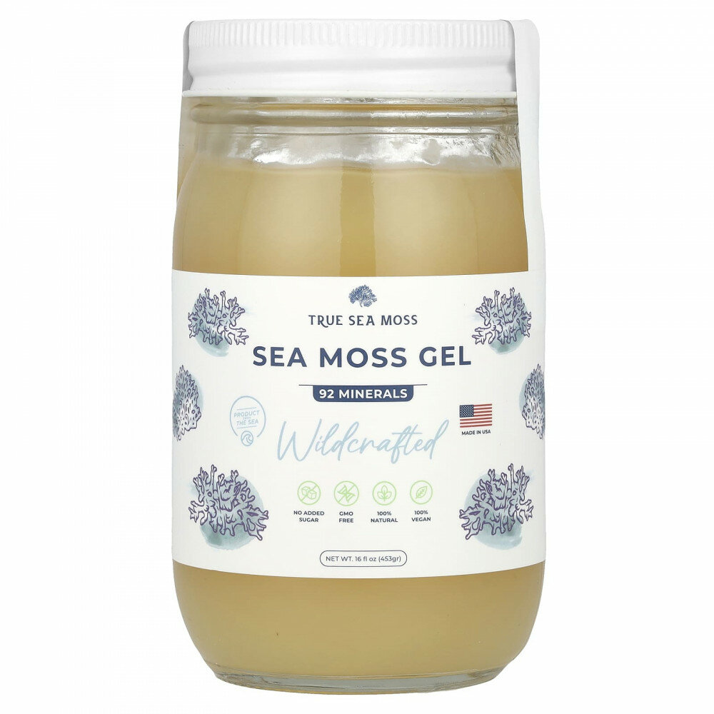 True Sea Moss, гель с дикорастущим морским мхом, 473 мл (16 жидк. унций)