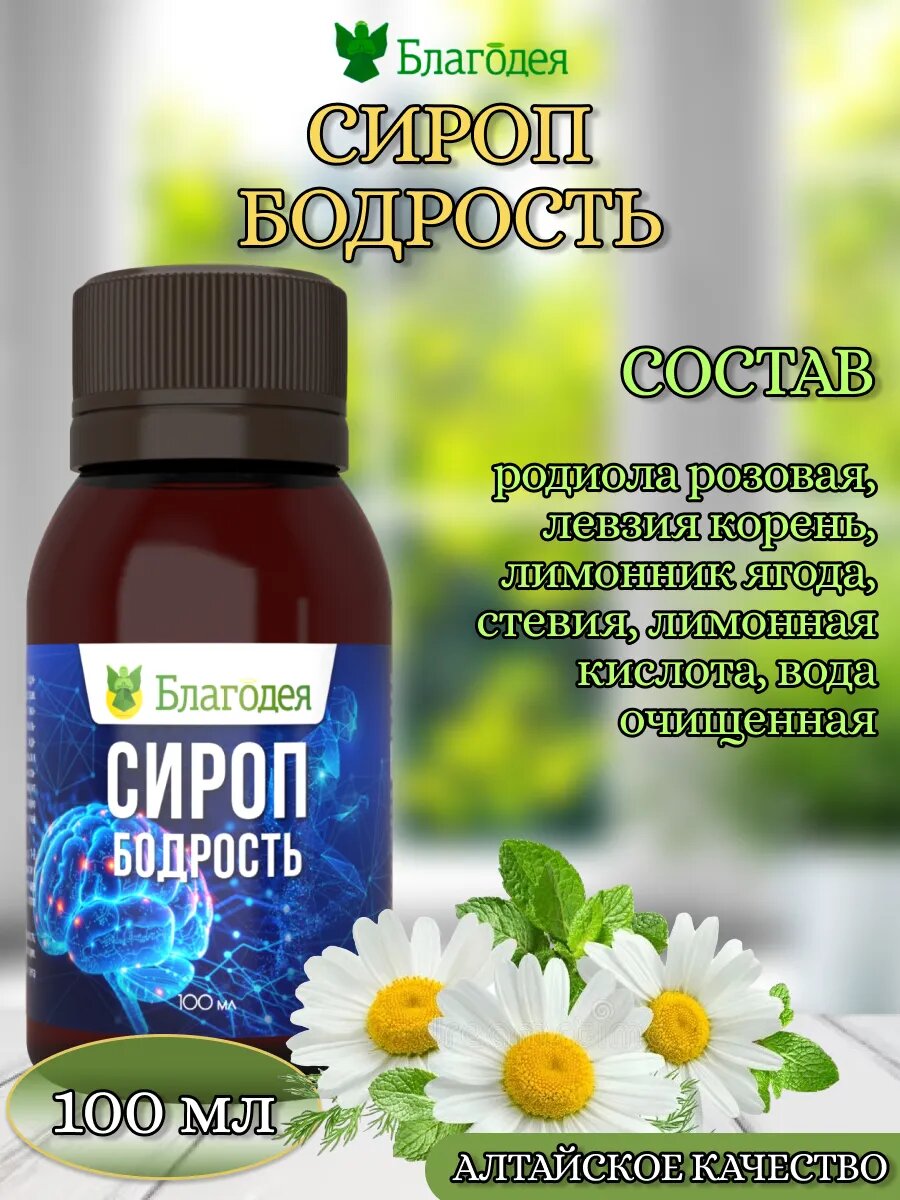 Бальзам бодрость "Благодея-Анапа" натуральный продукт, 100 мл