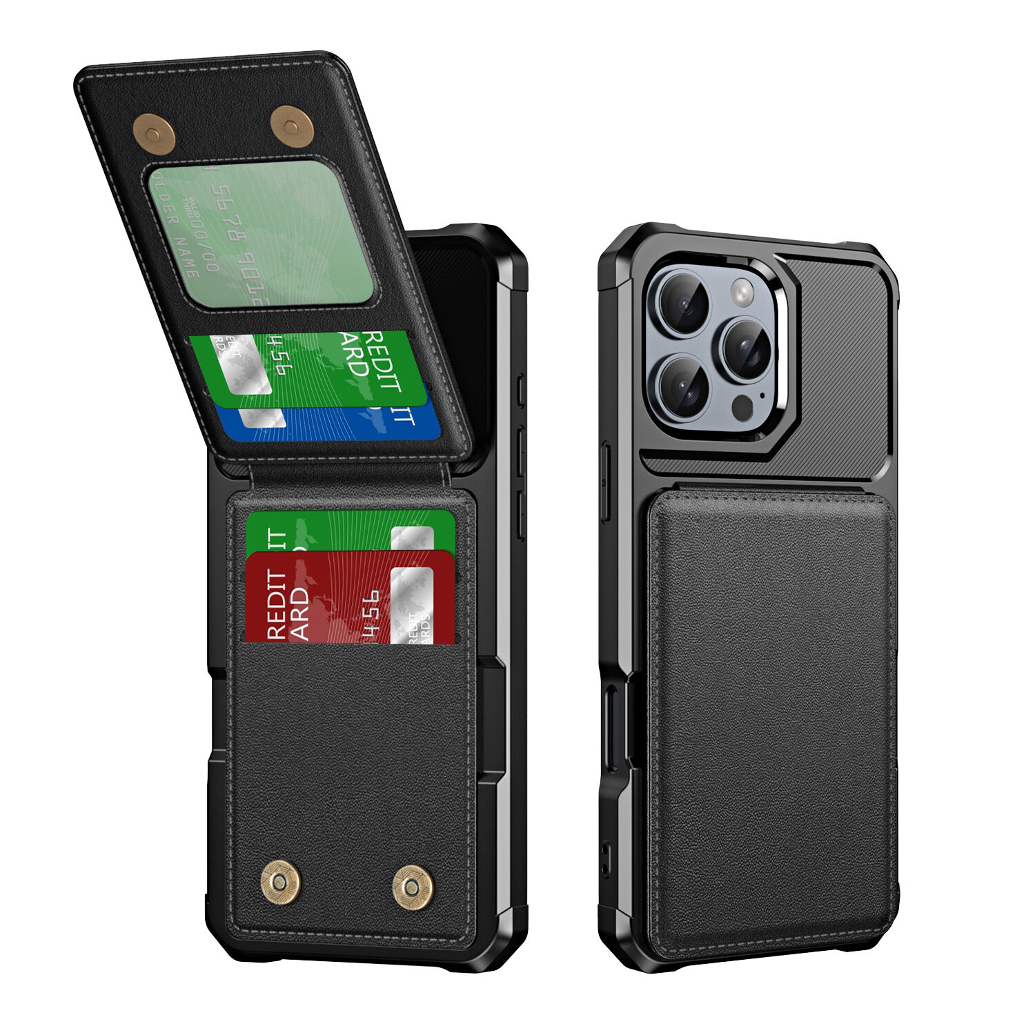 Чехол suteni 619, для iPhone 16 Pro Max, Samsung S24 Ultra, Google 9 Pro XL, черный