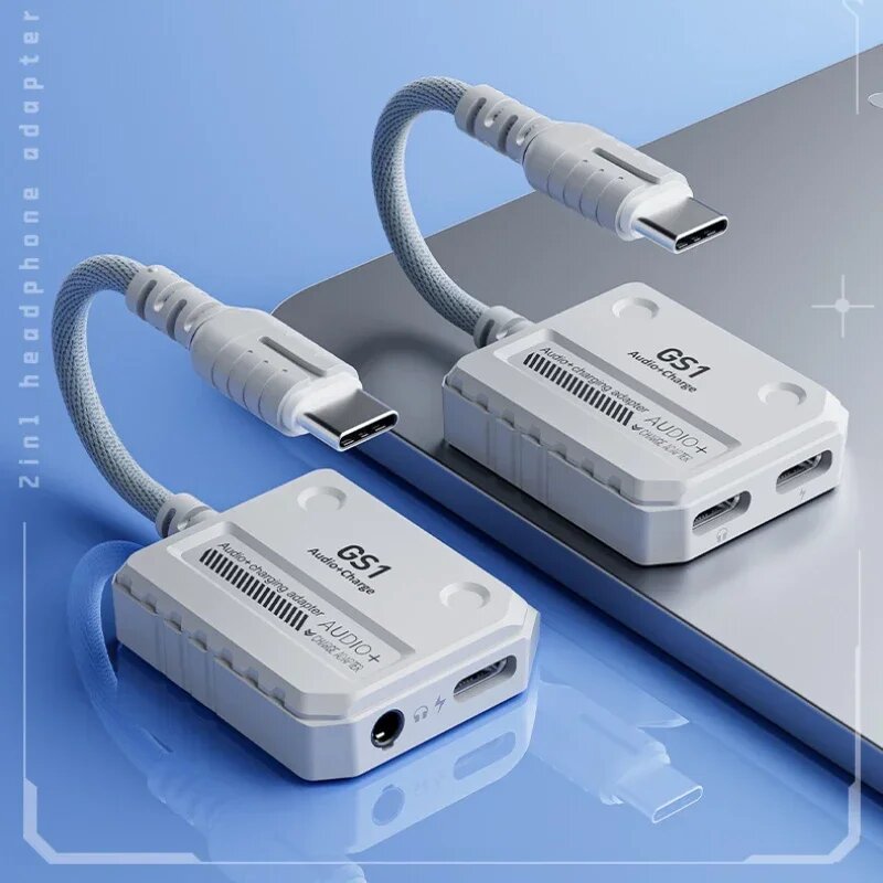 Plextone GS1 Конвертер для наушников Type-C 3.5MM - type-c