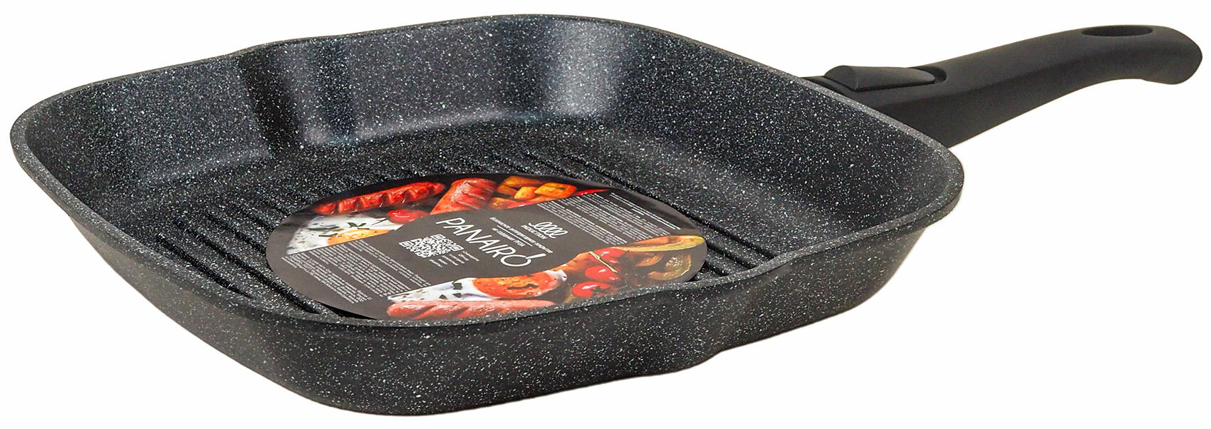 Сковорода-гриль со съемной ручкой Panairo Soverdo induction, 27х27см (Sov-GRIL-27-Srus-I)