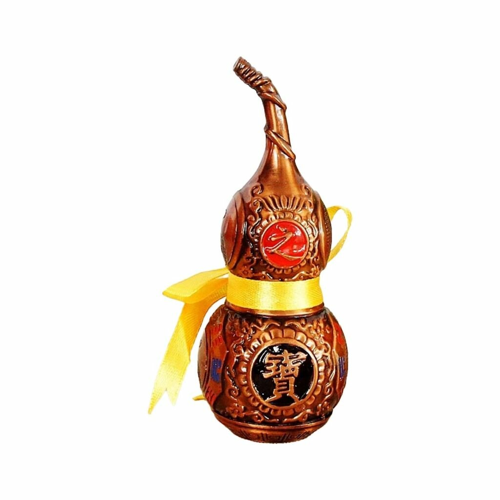 Статуя тыквы, металлическая фигурка, калебасы, фэншуйская скульптура ручной работы для богатства, мирного домашнего декора