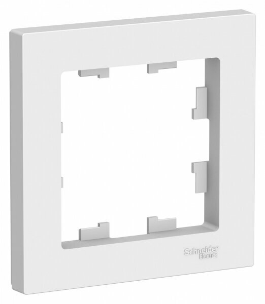 40 шт. Рамка электроустановочная Schneider Electric AtlasDesign Белый 1-постовая ATN000101