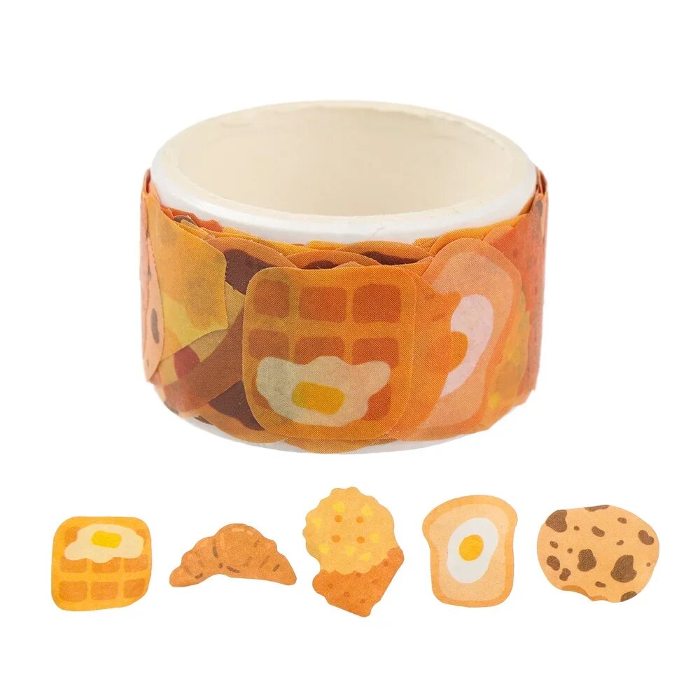 Браслет декоративный "Washi Tape" с завтраком, цвет 9