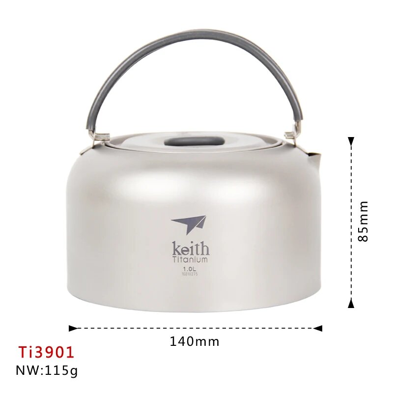 Keith Титановый чайник 1 л