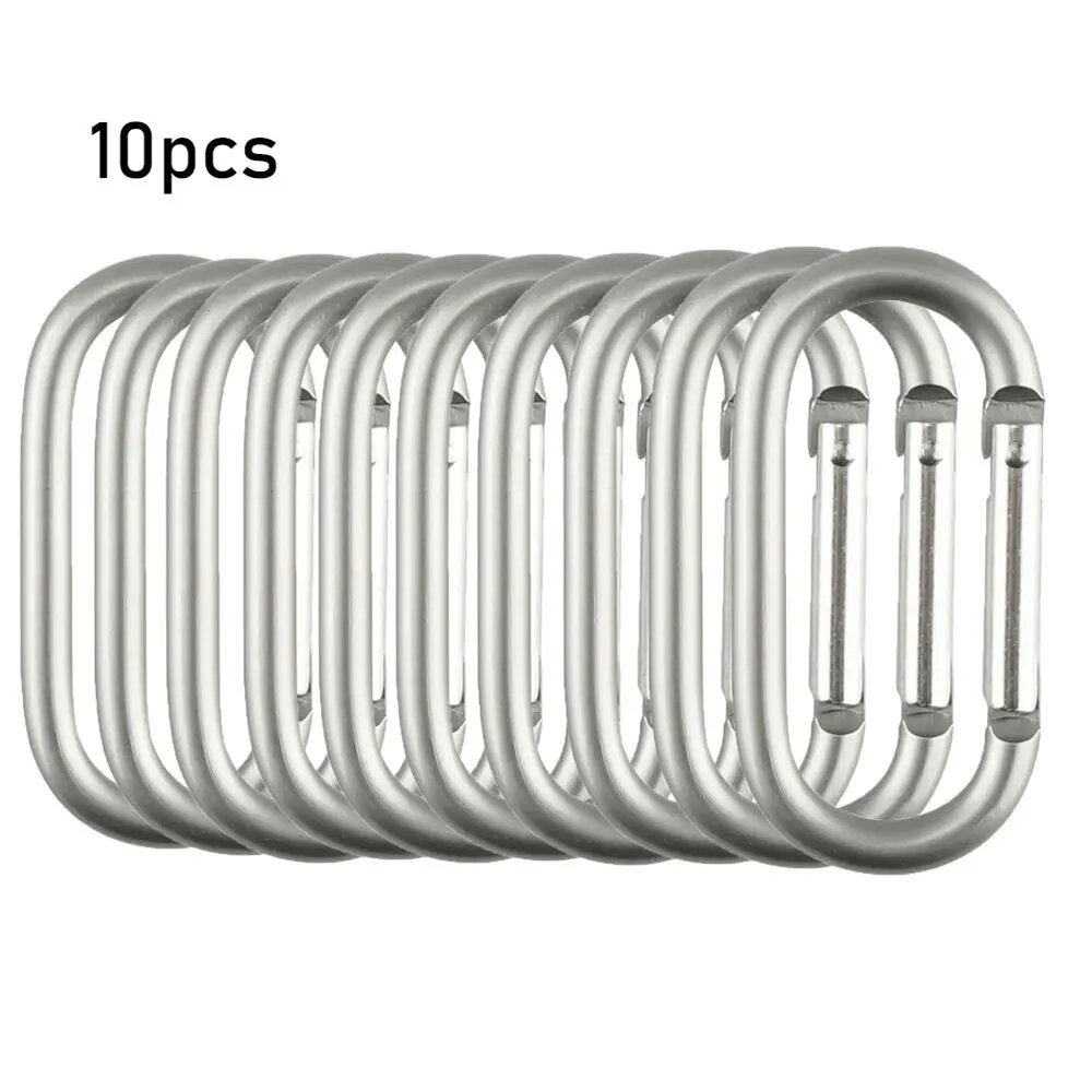 10 шт. карабинов из алюминиевого сплава, цвет -10pcs