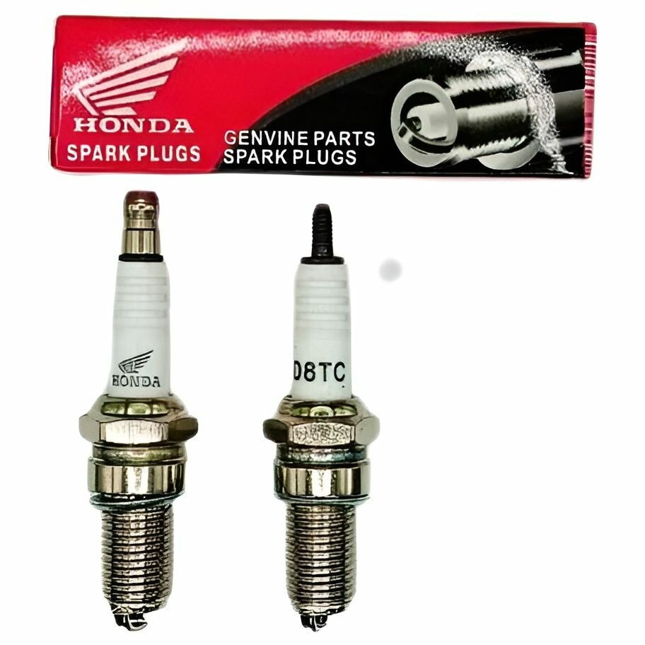 Свеча зажигания HONDA D8TC для мотоцикла, квадроцикла, 2 шт