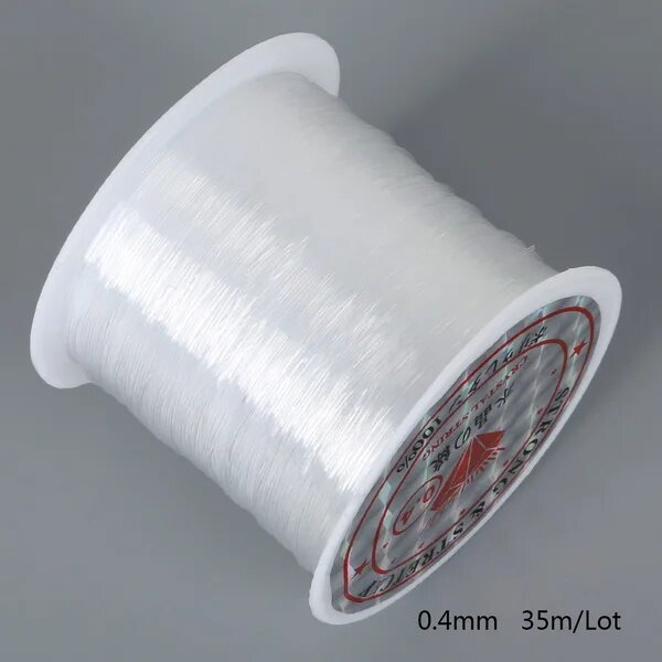 Нейлоновая нить 0.4mm для бижутерии