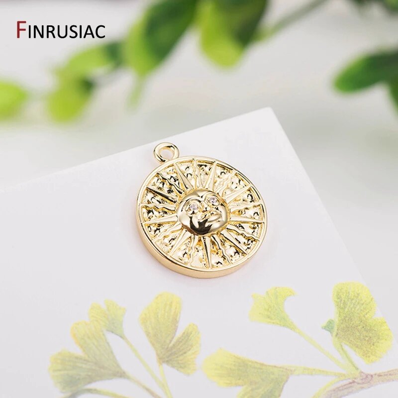 Солнечные подвески FINRUSIAC цирконий 3 шт 1 piece