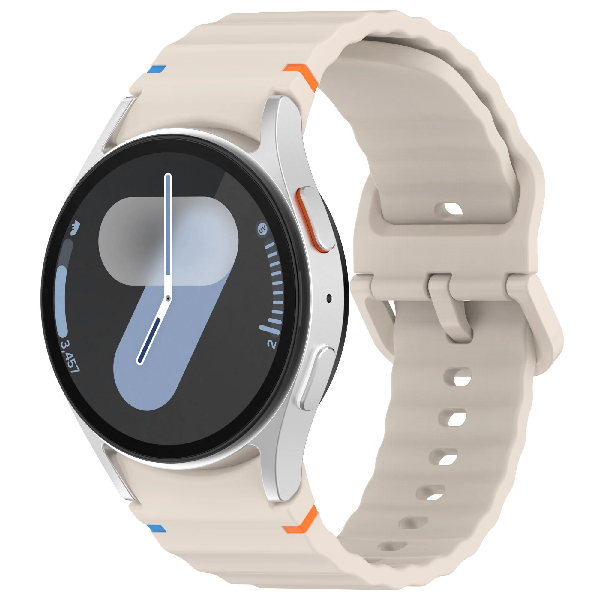 Силиконовый ремешок для Samsung Galaxy Watch 7 40mm, бежевый