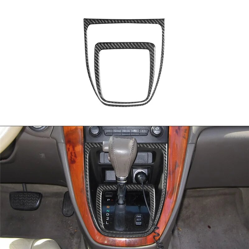 Для Lexus RX300 1998, 1999, 2000, 2001, 2002, 2003, аксессуары, украшение интерьера автомобиля, наклейка из углеродного волокна