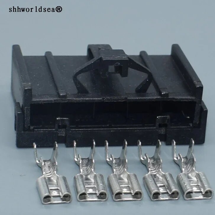 Worldgolden DJ7052A-4.8-21, 5-контактный гнездовой разъем, 30set female