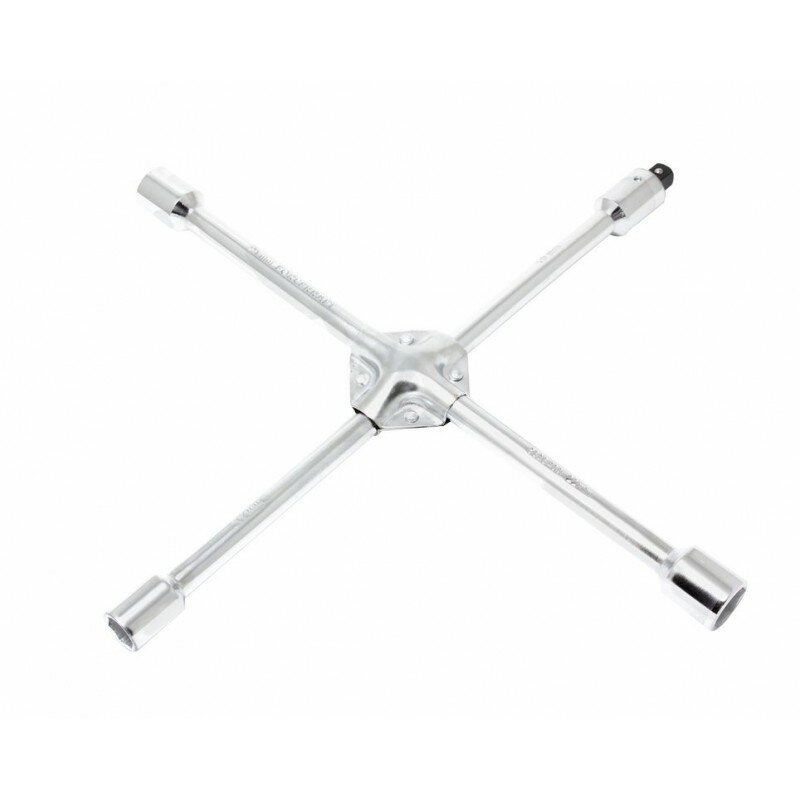 Ключ балонный крестовой 17-19-21'-22 с адаптером 1/2' FORCEKRAFT