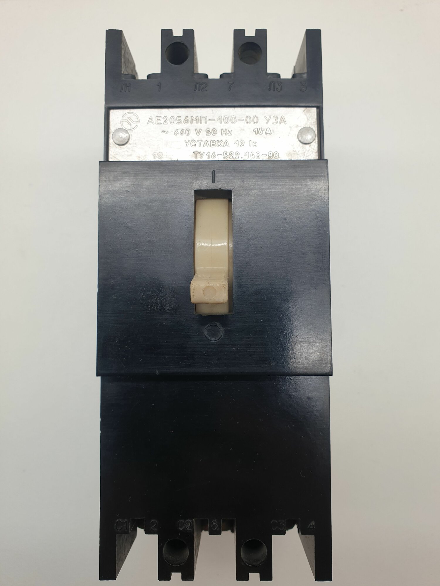 АЕ2056МП-100-00УЗА, Выключатель автоматический, 16A, 12In, 660V 50Hz