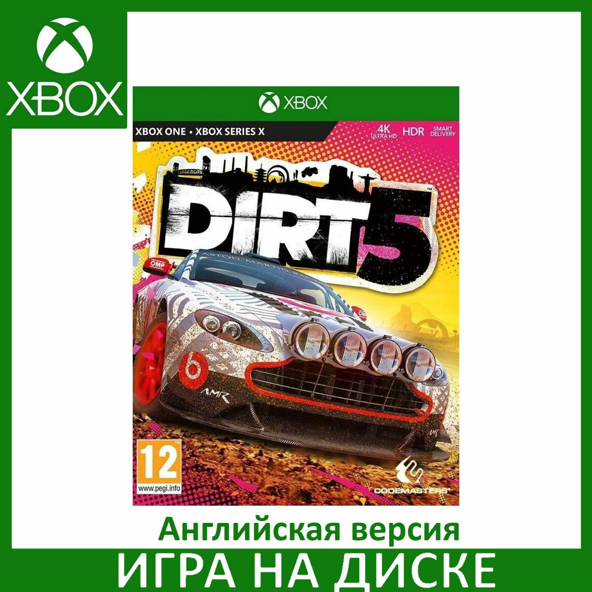 Игра DiRT 5 Day One Xbox One, Series X Диск на Xbox Английская версия