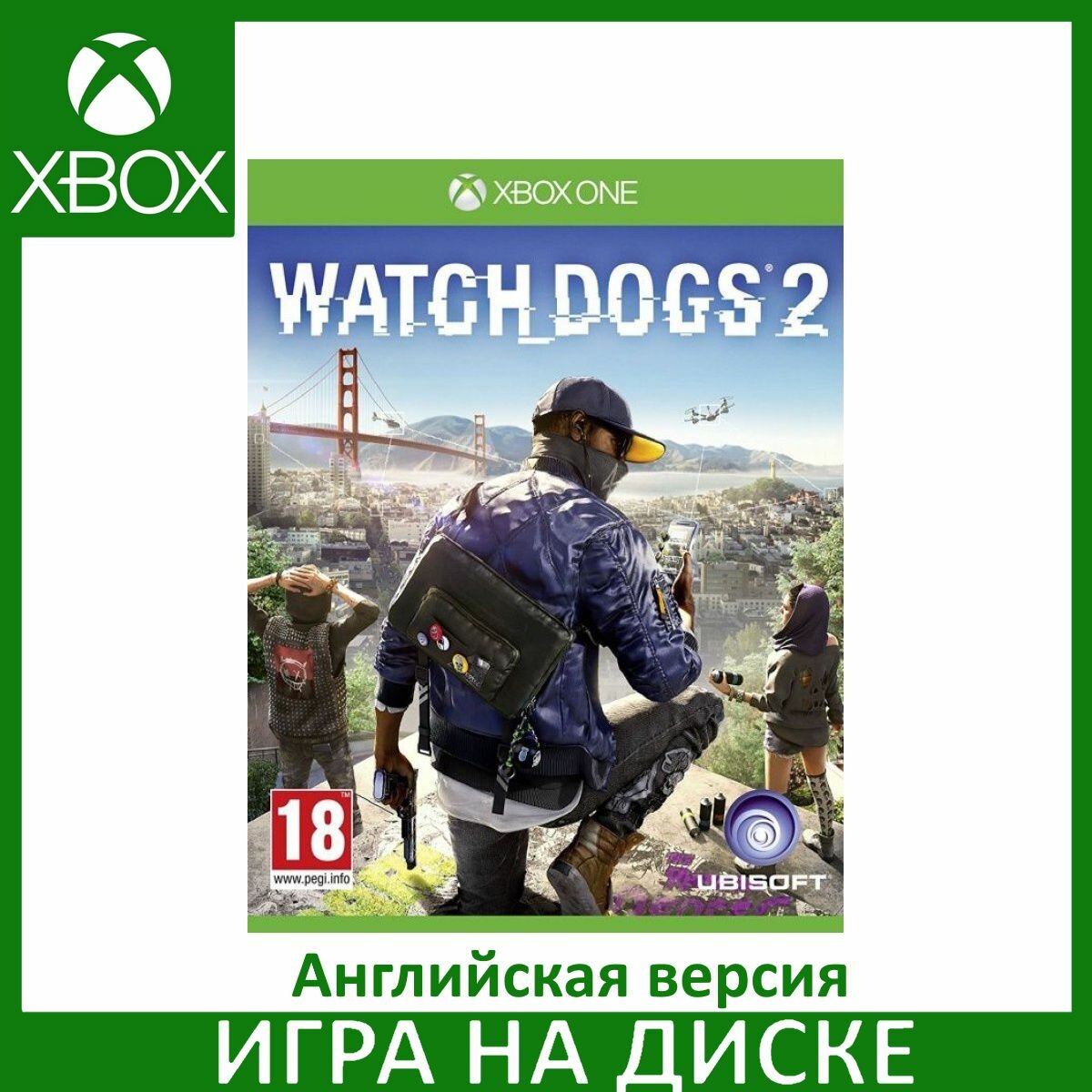 Игра Watch Dogs 2 Xbox One Диск на Xbox One Английская версия